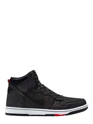 Nike Dunk Cmft High Denim Sneakers - Black