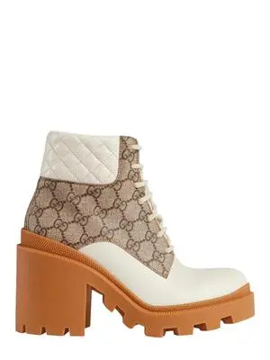 Gucci Gg Ankle Boot - Brown