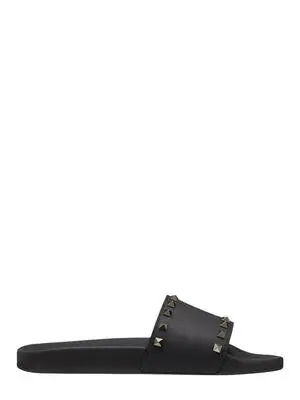 Valentino Garavani Rockstud Slide - Black