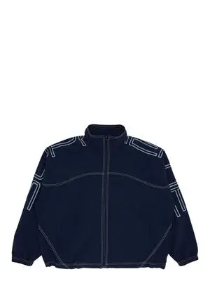 Supreme Spellout Embroidered Track Jacket - Blue