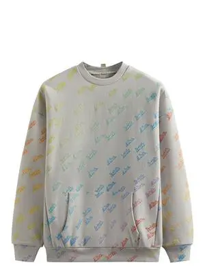 Kith For Advisory Board Crystals Rainbow Print Crewneck - Grey