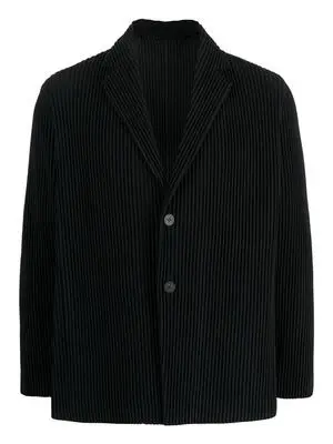 Issey Miyake Basic Pleated Blazer - Black