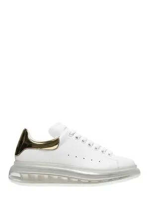 Alexander McQueen Oversized Sneaker With Clear Sole - White
