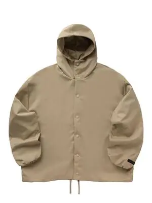 Fear Of God Textured Nylon Hooded Coaches Jacket - Tan
