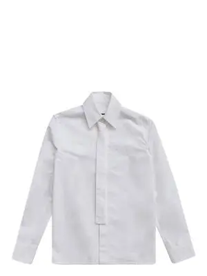 JIL SANDER Poplin Tie Shirt - White