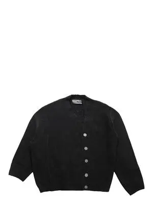 ENFANTS RICHES DÉPRIMÉS Asymmetrical Cable Knit Cardigan