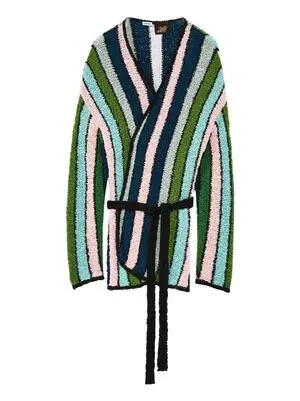 LOEWE Stripe Belted Cardigan