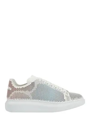 Alexander McQueen Oversized Perforated Sneakers - White