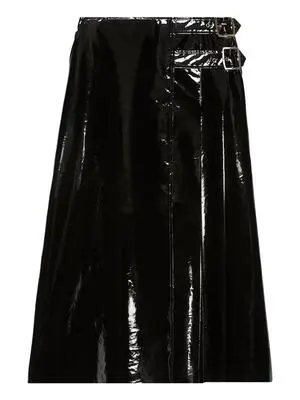 Gucci Vinyl Effect Skirt - Black