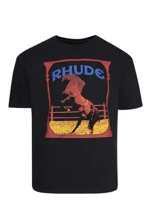 Rhude Cadre Tee Vintage - Black