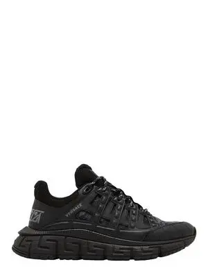 Versace Trigreca 'barocco' Sneakers - Black
