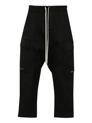 Rick Owens Cargo Cropped Trousers - Black
