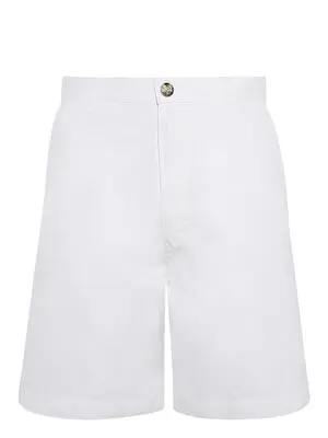Marni Poplin Shorts - White
