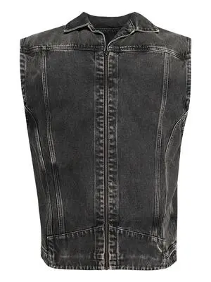 Martine Rose Denim Gilet - Black
