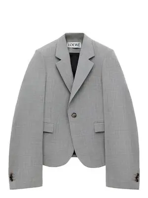 Loewe Tailored Single-breasted Blazer - Grey