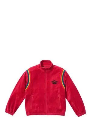 Supreme X Hysteric Glamour Velour Track Jacket - Red