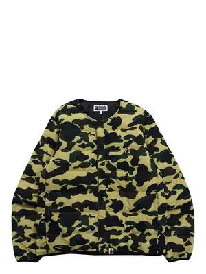 A BATHING APE Camouflage Padded Jacket - Yellow