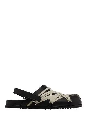 Rick Owens Hollywood Megalaced Mule - Black