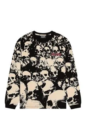PLEASURES Despair Long-sleeve Shirt - Black