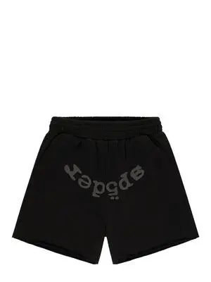SP5DER Og Web V2 Phantom Sweatshorts - Black