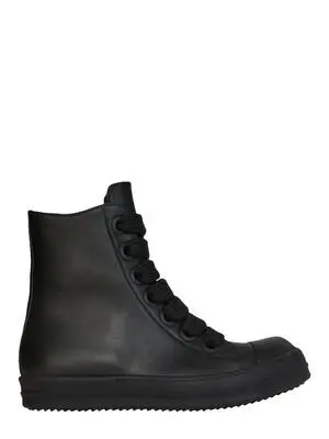 Rick Owens Lido Jumbo Laced Sneaker - Black