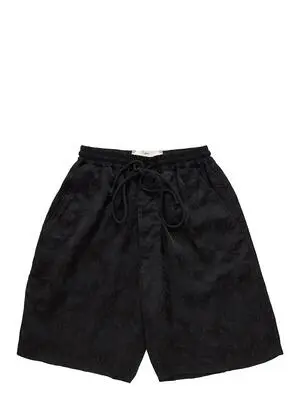 SONG FOR THE MUTE Elasticated Shorts - Black