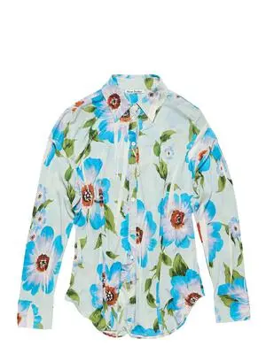 Acne Studios Printed Blouson - Blue