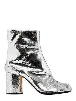 MAISON MARGIELA Tabi Ankle Boots - Silver