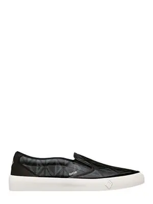 Dior Dior B101 CD Diamond Slip-On Sneakers Black