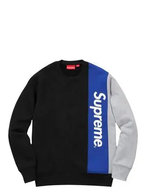 Supreme Panelled Crewneck - Black