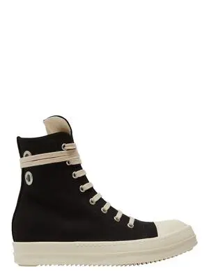 Rick Owens Edfu Cotton Denim High - Black
