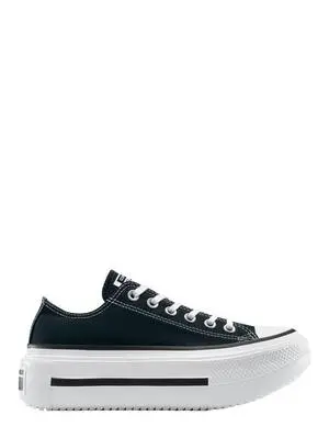 CONVERSE Chuck Taylor All Star Lift Double Stack Low Top Sneakers - Black