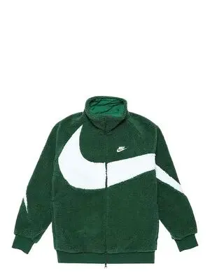 Nike Big Swoosh Reversible Boa Jacket - Green