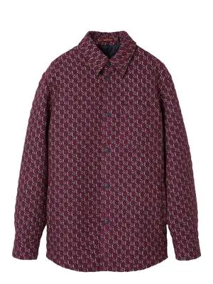 Gucci Bouclé Wool Jacquard Shirt - Red