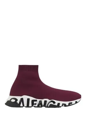 Balenciaga Speed Trainer Midsole Graffiti - Purple