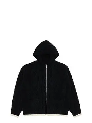 Supreme X Goodenough Zip Up Hooded Sweater - Black