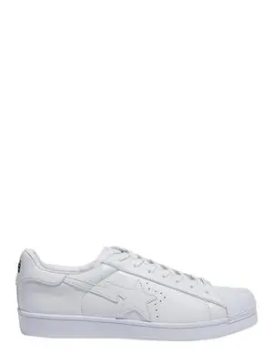 A BATHING APE Skullsta Patent Big Tongue Ultra Low - White