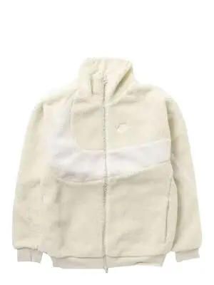 Nike Sportswear Big Swoosh Reversible Boa Jacket - Cream