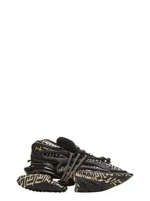 Balmain Unicorn Low Top Sneakers - Brown