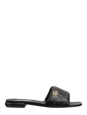 Gucci Gg Slides - Black