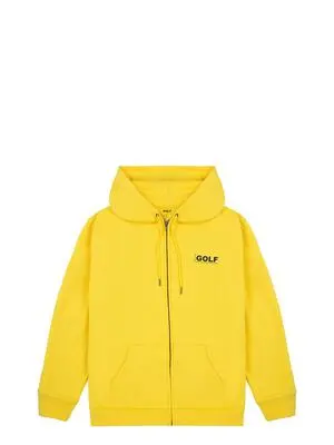 GOLF WANG Collage Zip Up Hoodie - Yellow