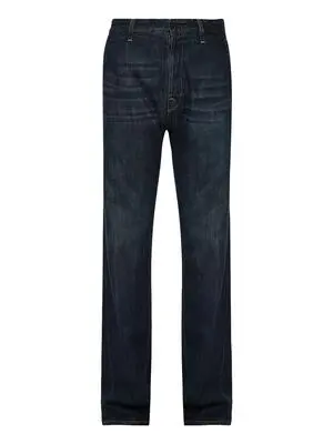 LANVIN Straight Leg Trousers - Blue