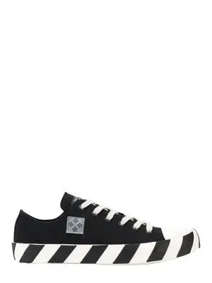Off-White Low Striped Sneakers - Black
