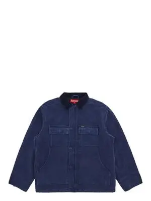 Supreme Old English Canvas Work Jacket - Blue