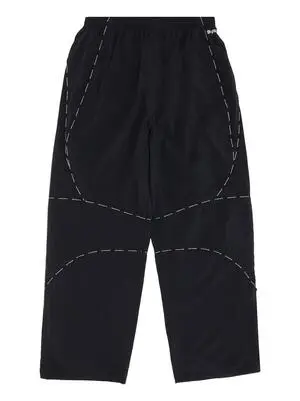 Supreme Logo Piping Track Pant - Black