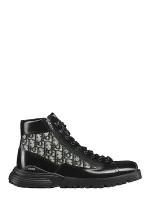 Dior Combat Ankle Boot Oblique - Black