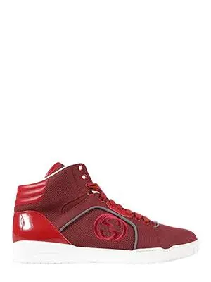 Gucci Signature High-top Sneakers - Red