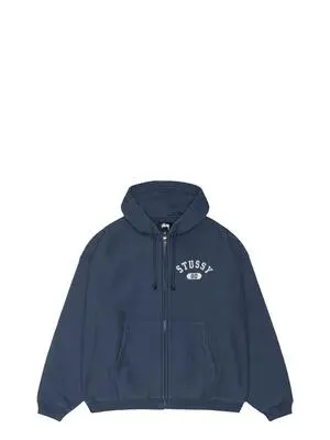 StÜssy Varsity Zip Up Hoodie - Blue