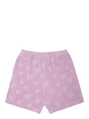 HUMAN MADE Heart Pile Shorts - Purple