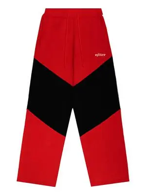 SP5DER Knit Track Pant - Red